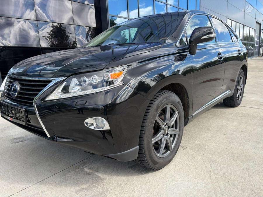 Black Lexus RX 450h 2014 in Panevezys, with an engine capacity of 3.46 L and mileage of 194 thousand km for 15600 €, photo 12 on AUTOMOTO.COM.LV