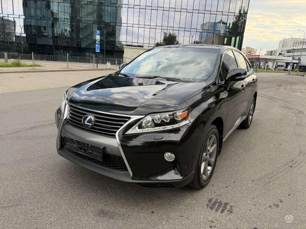 Black Lexus RX 450h 2014 in Vilnius, with an engine capacity of 3.30 L and mileage of 292 thousand km for 13200 €, photo 9 on AUTOMOTO.COM.LV