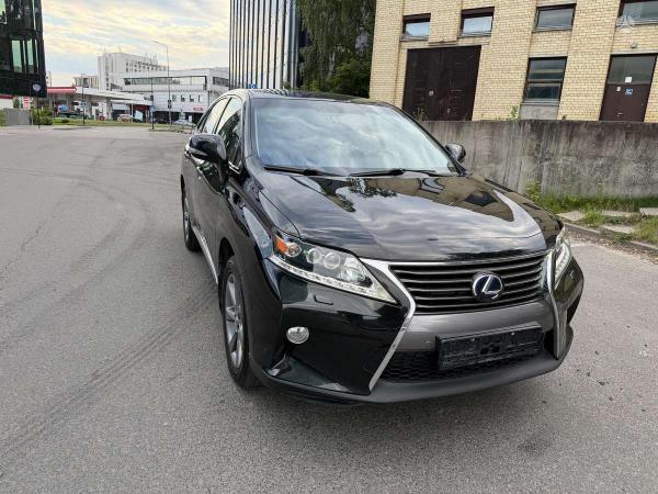 Black Lexus RX 450h 2014 in Vilnius, with an engine capacity of 3.46 L and mileage of 292 thousand km for 13200 €, photo 1 on AUTOMOTO.COM.LV