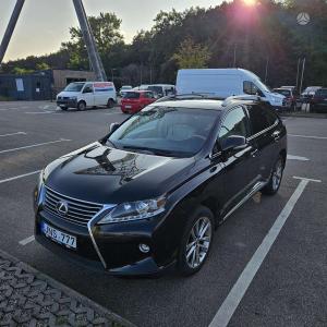 Black Lexus RX 450h 2015 in Vilnius, with an engine capacity of 3.46 L and mileage of 107 thousand km for 19300 €, photo  on AUTOMOTO.COM.LV