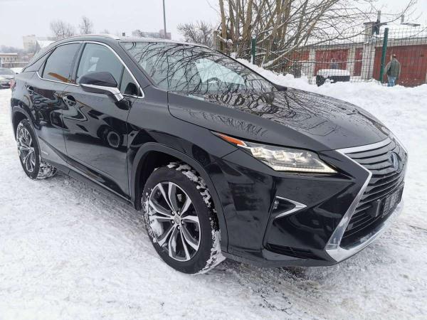 Black Lexus RX 450h 2016 in Vilnius, with an engine capacity of 3.46 L and mileage of 206 thousand km for 24900 €, photo 2 on AUTOMOTO.COM.LV