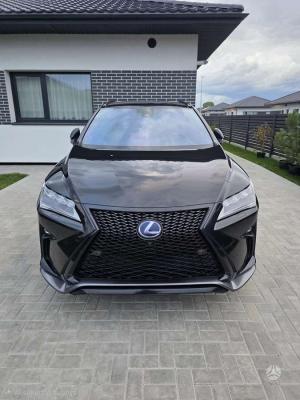 Melns Lexus RX 450h 2016 Kauņa, ar dzinēja tilpumu 3.46 L un nobraukumu 260 tūkst. km par 28500 €, foto  vietnē AUTOMOTO.COM.LV