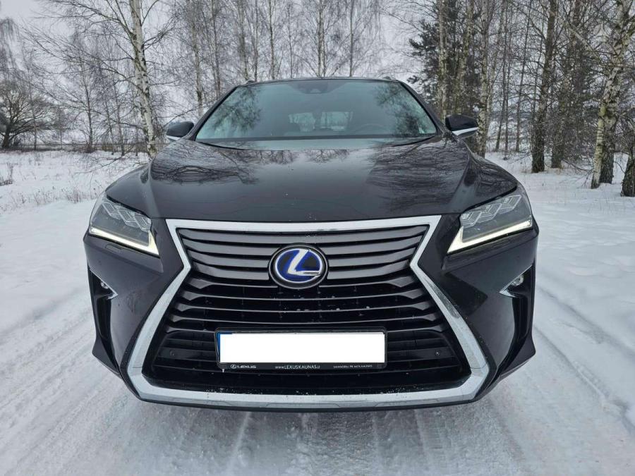 Black Lexus RX 450h 2017 in Alytus, with an engine capacity of 3.46 L and mileage of 207 thousand km for 22499 €, photo 1 on AUTOMOTO.COM.LV