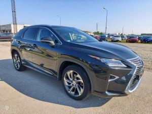 Black Lexus RX 450h 2017 in Siauliai, with an engine capacity of 3.46 L and mileage of 103 thousand km for 29900 €, photo 3 on AUTOMOTO.COM.LV