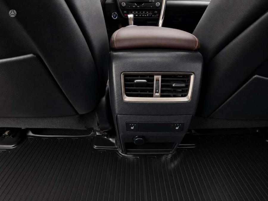 Black Lexus RX 450h 2017 in Alytus, with an engine capacity of 3.46 L and mileage of 379 thousand km for 21390 €, photo 15 on AUTOMOTO.COM.LV