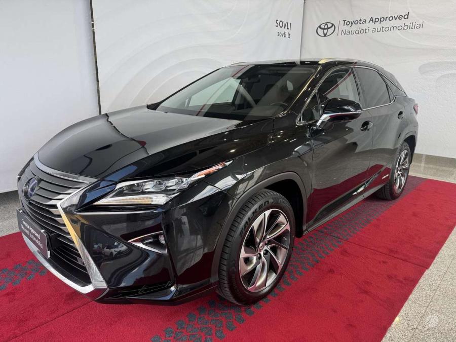 Melns Lexus RX 450h 2017 Šauļi, ar dzinēja tilpumu 3.46 L un nobraukumu 107 tūkst. km par 29900 €, foto 1 vietnē AUTOMOTO.COM.LV
