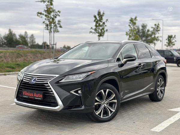 Melns Lexus RX 450h 2018 Viļņa, ar dzinēja tilpumu 3.50 L un nobraukumu 186 tūkst. km par 32500 €, foto 1 vietnē AUTOMOTO.COM.LV
