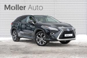 Black Lexus RX 450h 2018 in Marupe, with an engine capacity of 3.50 L and mileage of 153 thousand km for 29250 €, photo 2 on AUTOMOTO.COM.LV