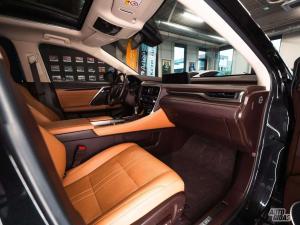 Black Lexus RX 450h 2018 in Marijampole, with an engine capacity of 3.50 L and mileage of 80 thousand km for 34950 €, photo 38 on AUTOMOTO.COM.LV