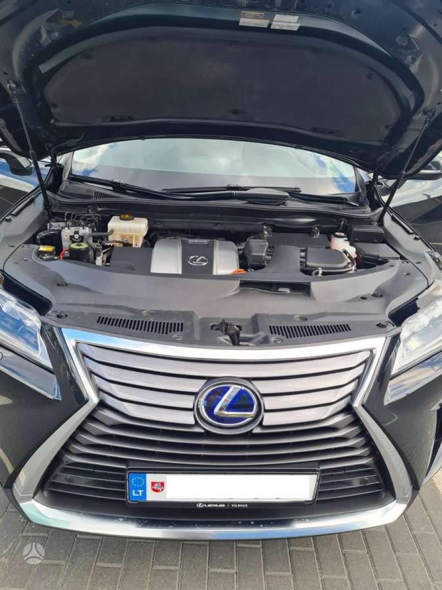 Melns Lexus RX 450h 2018 Viļņa, ar dzinēja tilpumu 3.46 L un nobraukumu 92 tūkst. km par 29999 €, foto 8 vietnē AUTOMOTO.COM.LV
