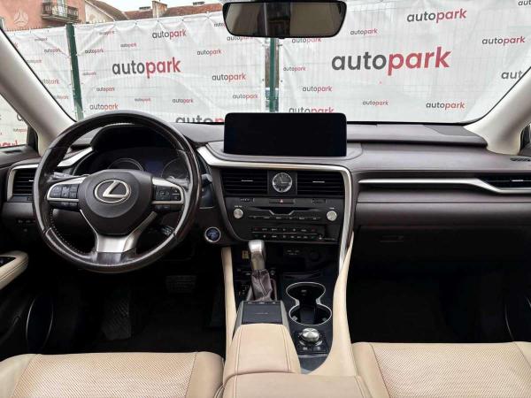Black Lexus RX 450h 2020 in Klaipeda, with an engine capacity of 3.46 L and mileage of 100 thousand km for 38200 €, photo 8 on AUTOMOTO.COM.LV