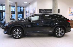 Black Lexus RX 450h 2020 in Vilnius, with an engine capacity of 3.46 L and mileage of 113 thousand km for 41999 €, photo 3 on AUTOMOTO.COM.LV
