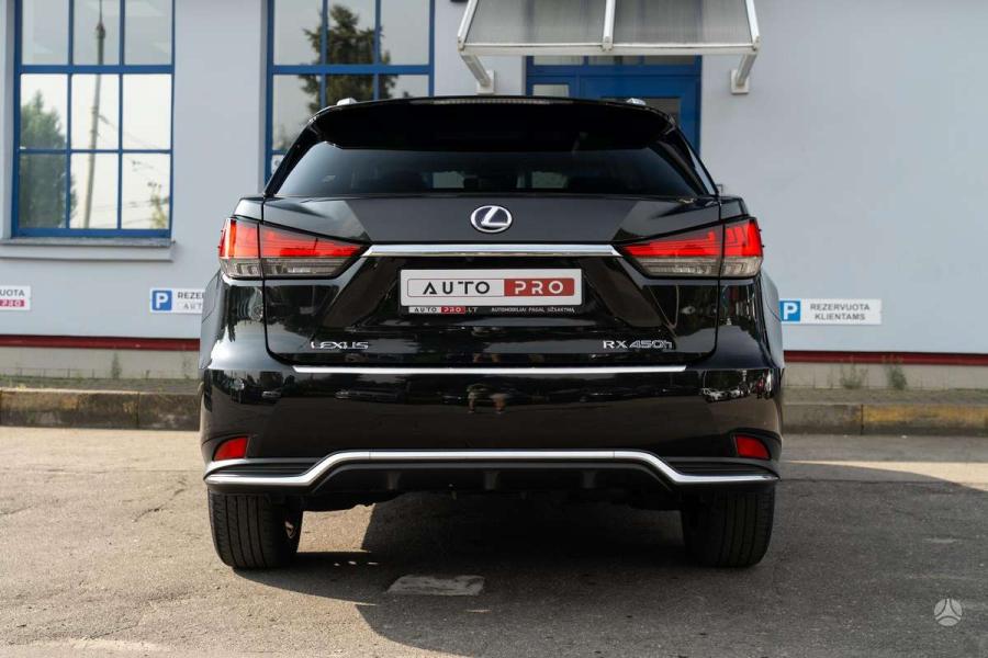 Melns Lexus RX 450h 2020 Viļņa, ar dzinēja tilpumu 3.46 L un nobraukumu 59 tūkst. km par 46900 €, foto 10 vietnē AUTOMOTO.COM.LV