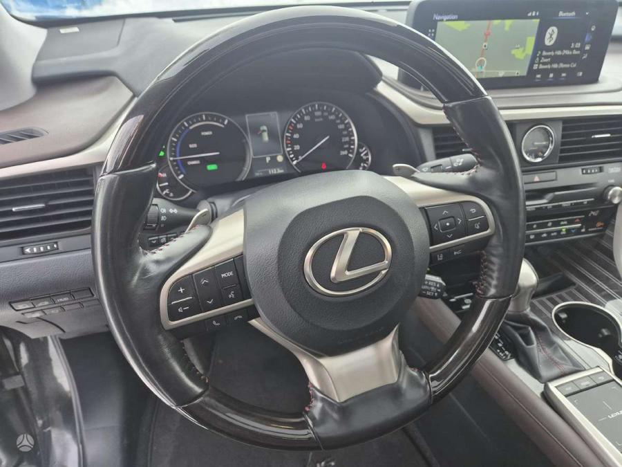 Black Lexus RX 450h 2021 in Siauliai, with an engine capacity of 3.46 L and mileage of 175 thousand km for 41500 €, photo 15 on AUTOMOTO.COM.LV
