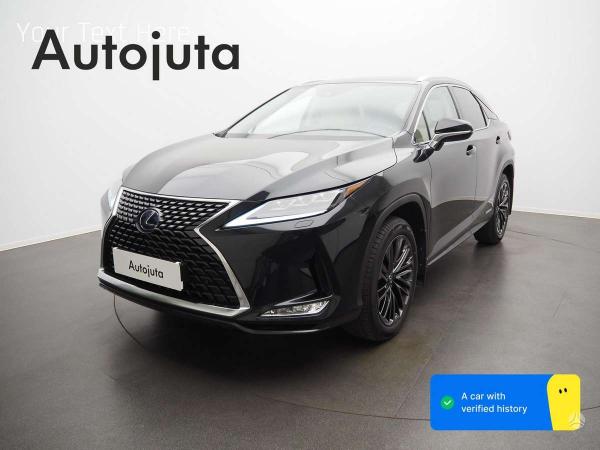 Black Lexus RX 450h 2022 in Vilnius, with an engine capacity of 3.46 L and mileage of 49 thousand km for 52500 €, photo 1 on AUTOMOTO.COM.LV