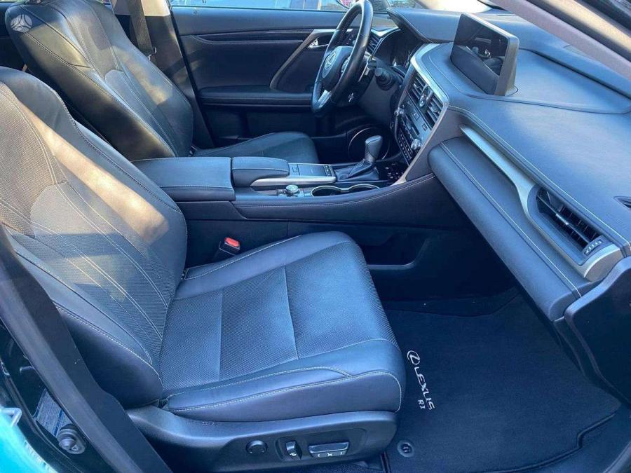 Black Lexus RX 450h 2022 in Vilnius, with an engine capacity of 3.46 L and mileage of 93 thousand km for 47000 €, photo 8 on AUTOMOTO.COM.LV