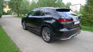 Black Lexus RX 450h 2022 in Vilnius, with an engine capacity of 3.46 L and mileage of 65 thousand km for 44700 €, photo 6 on AUTOMOTO.COM.LV
