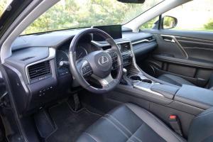 Black Lexus RX 450h 2022 in Vilnius, with an engine capacity of 3.46 L and mileage of 65 thousand km for 44700 €, photo 8 on AUTOMOTO.COM.LV