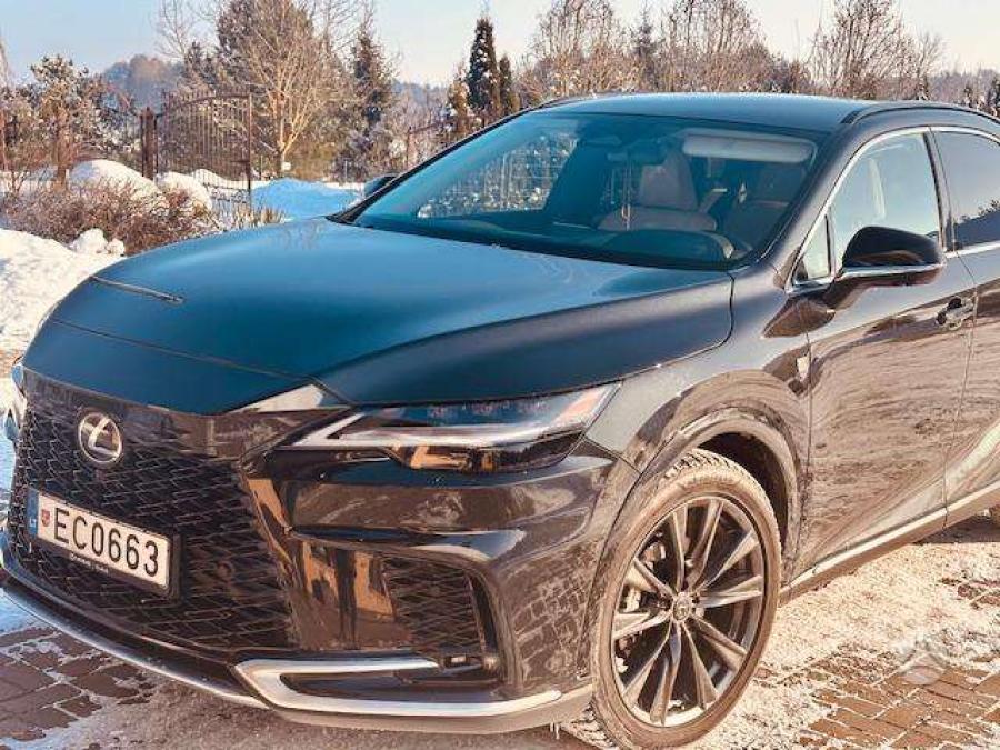 Melns Lexus RX 450h 2024 Viļņa, ar dzinēja tilpumu 2.49 L un nobraukumu 34 tūkst. km par 71000 €, foto 3 vietnē AUTOMOTO.COM.LV