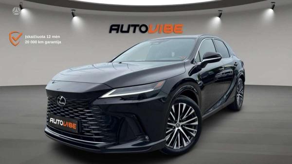 Melns Lexus RX 450h 2024 Viļņa, ar dzinēja tilpumu 2.49 L un nobraukumu 24 tūkst. km par 68666 €, foto 1 vietnē AUTOMOTO.COM.LV