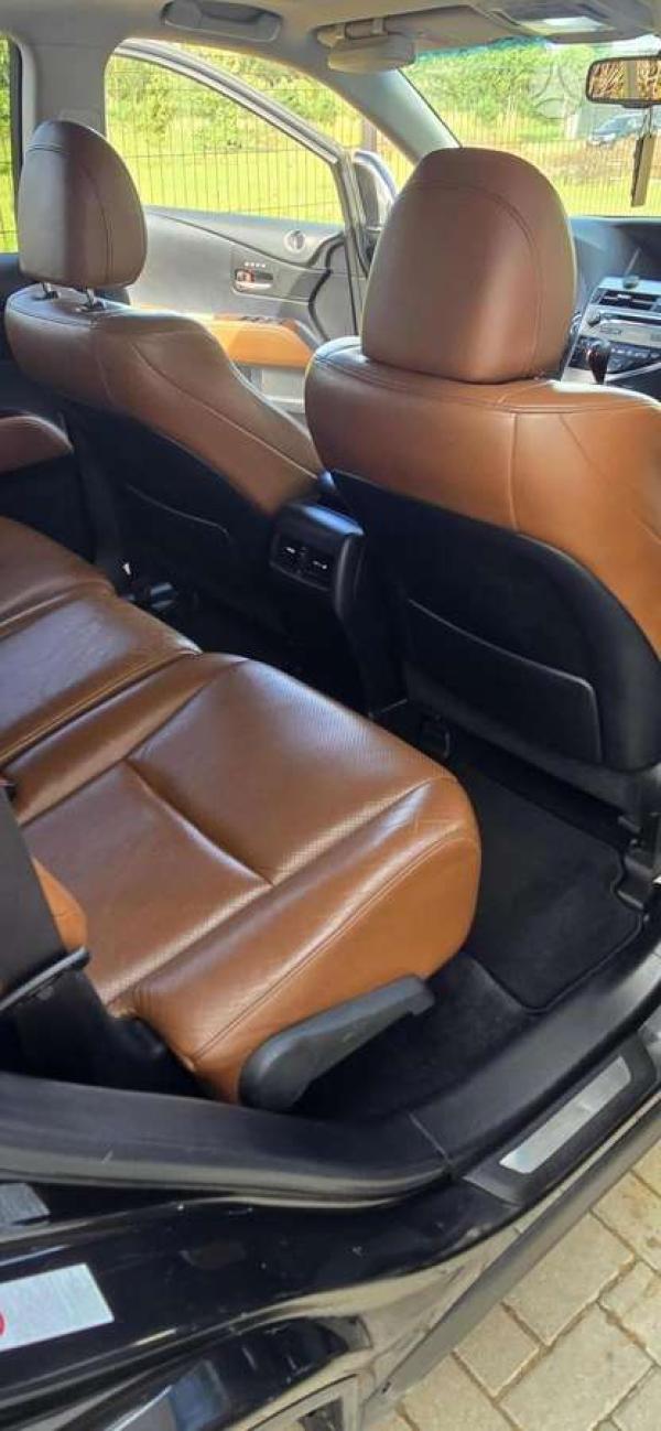 Melns Lexus RX 450h 2012 Viļņa, ar dzinēja tilpumu 3.50 L un nobraukumu 301 tūkst. km par 13000 €, foto 9 vietnē AUTOMOTO.COM.LV