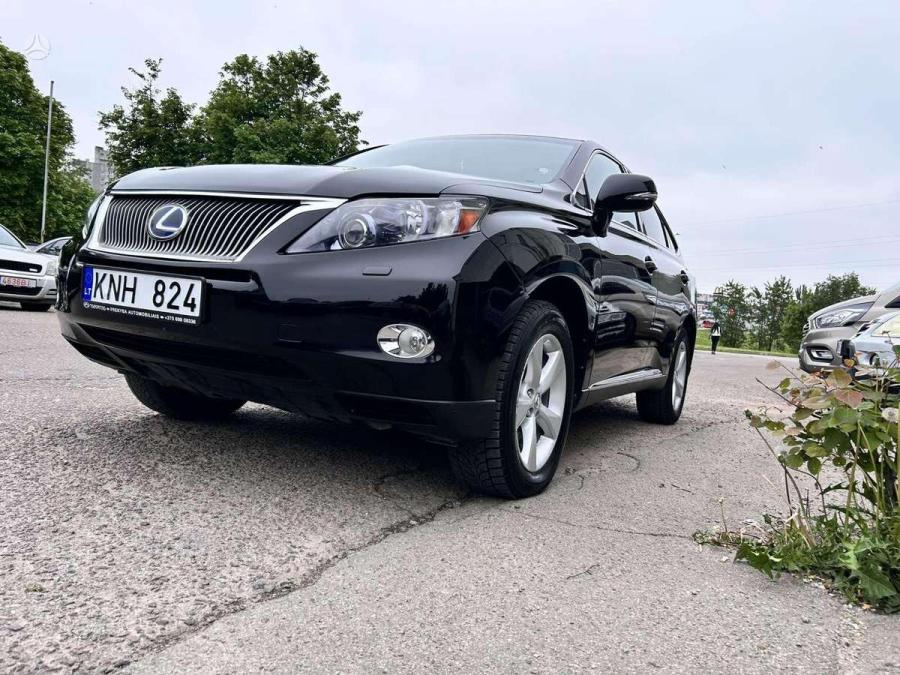 Melns Lexus RX 450h 2010 Viļņa, ar dzinēja tilpumu 3.50 L un nobraukumu 298 tūkst. km par 10500 €, foto 4 vietnē AUTOMOTO.COM.LV