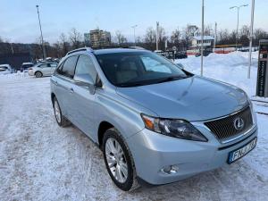 Zils Lexus RX 450h 2010 Viļņa, ar dzinēja tilpumu 3.46 L un nobraukumu 112 tūkst. km par 11000 €, foto  vietnē AUTOMOTO.COM.LV