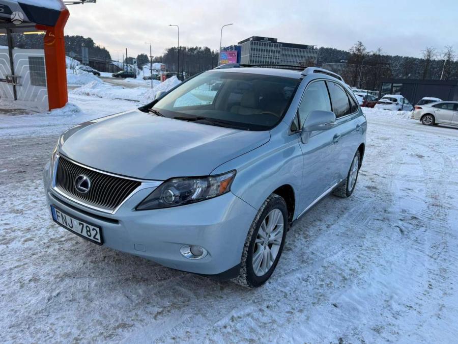 Zils Lexus RX 450h 2010 Viļņa, ar dzinēja tilpumu 3.46 L un nobraukumu 112 tūkst. km par 11000 €, foto 3 vietnē AUTOMOTO.COM.LV