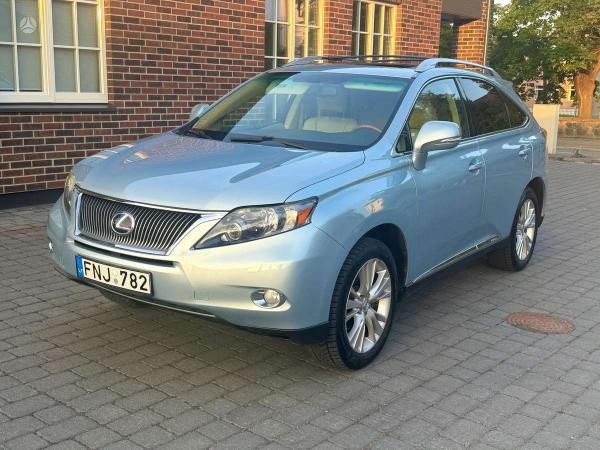 Zils Lexus RX 450h 2010 Viļņa, ar dzinēja tilpumu 3.46 L un nobraukumu 114 tūkst. km par 11299 €, foto 2 vietnē AUTOMOTO.COM.LV
