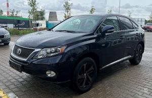 Blue Lexus RX 450h 2010 in Vilnius, with an engine capacity of 3.50 L and mileage of 288 thousand km for 10990 €, photo 3 on AUTOMOTO.COM.LV