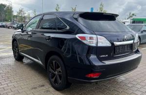 Blue Lexus RX 450h 2010 in Vilnius, with an engine capacity of 3.50 L and mileage of 288 thousand km for 10990 €, photo 4 on AUTOMOTO.COM.LV
