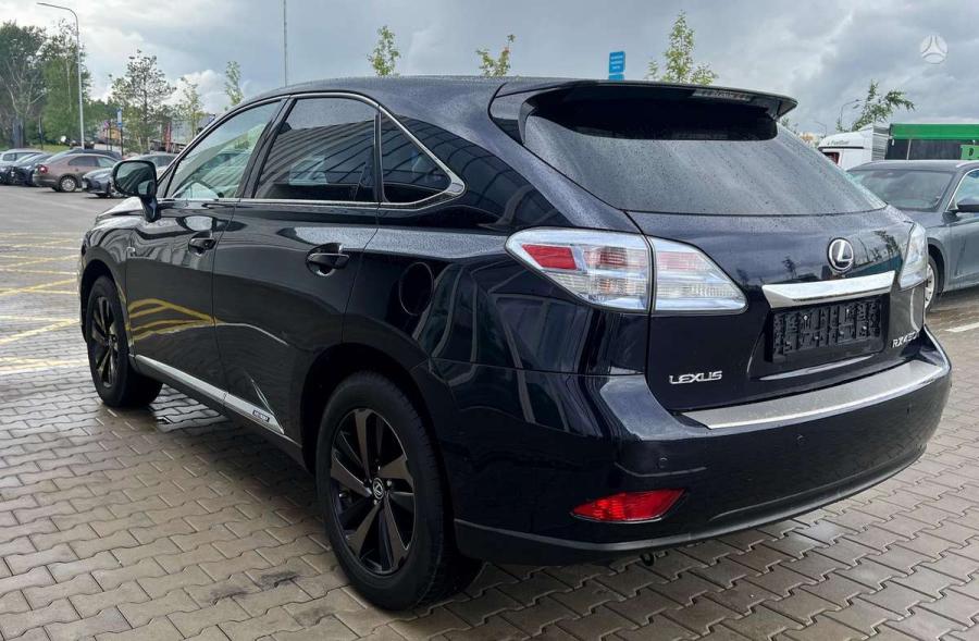 Blue Lexus RX 450h 2010 in Vilnius, with an engine capacity of 3.50 L and mileage of 288 thousand km for 10990 €, photo 4 on AUTOMOTO.COM.LV