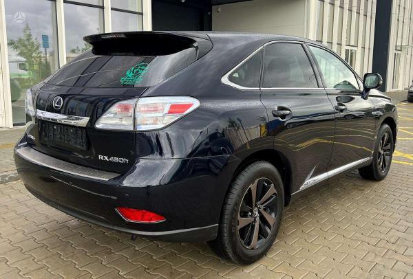 Blue Lexus RX 450h 2010 in Vilnius, with an engine capacity of 3.50 L and mileage of 288 thousand km for 10990 €, photo 4 on AUTOMOTO.COM.LV