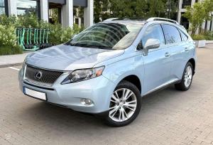 Blue Lexus RX 450h 2010 in Vilnius, with an engine capacity of 3.50 L and mileage of 114 thousand km for 10859 €, photo  on AUTOMOTO.COM.LV