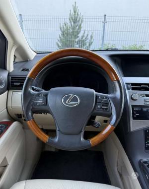 Blue Lexus RX 450h 2010 in Vilnius, with an engine capacity of 3.50 L and mileage of 114 thousand km for 10859 €, photo 9 on AUTOMOTO.COM.LV