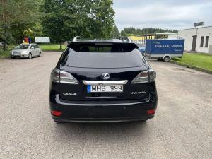 Blue Lexus RX 450h 2010 in Vilnius, with an engine capacity of 3.50 L and mileage of 291 thousand km for 9450 €, photo 9 on AUTOMOTO.COM.LV