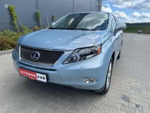 Zils Lexus RX 450h 2010 Viļņa, ar dzinēja tilpumu 3.46 L un nobraukumu 176 tūkst. km par 13800 €, foto  vietnē AUTOMOTO.COM.LV