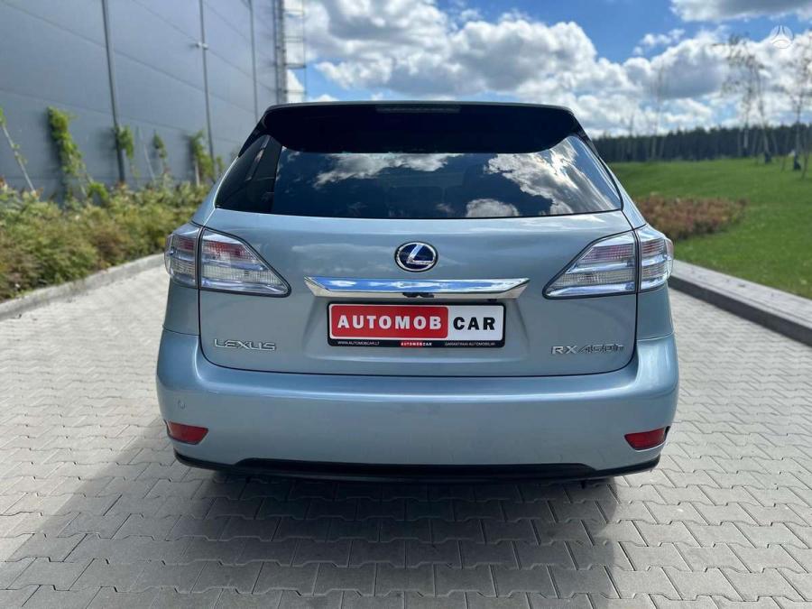 Zils Lexus RX 450h 2010 Viļņa, ar dzinēja tilpumu 3.46 L un nobraukumu 176 tūkst. km par 13800 €, foto 9 vietnē AUTOMOTO.COM.LV