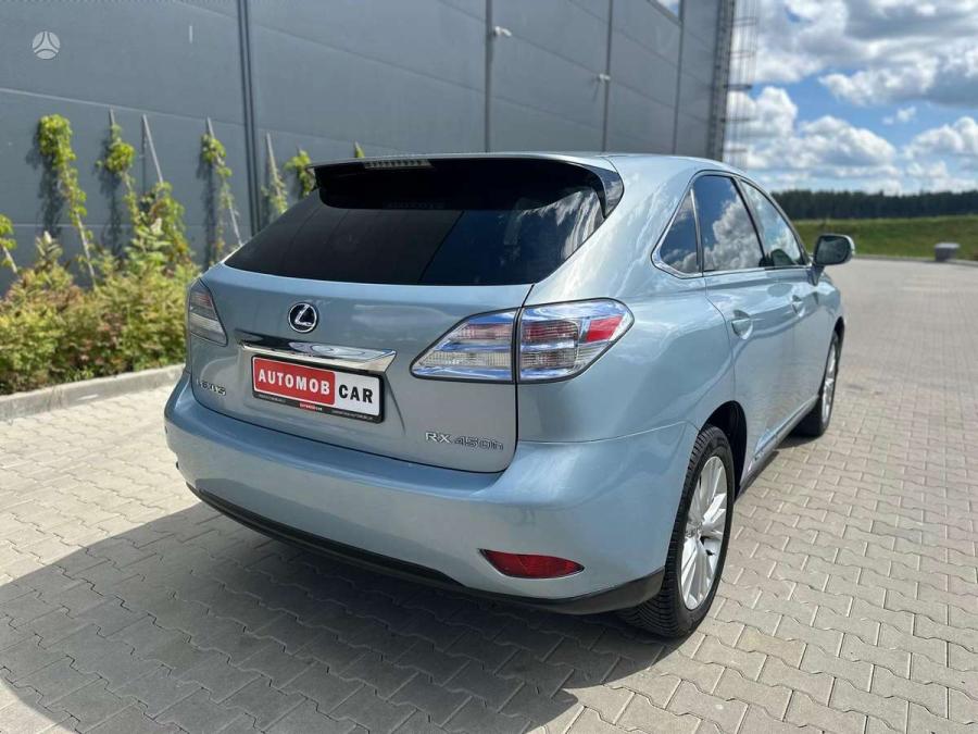Zils Lexus RX 450h 2010 Viļņa, ar dzinēja tilpumu 3.46 L un nobraukumu 176 tūkst. km par 13800 €, foto 16 vietnē AUTOMOTO.COM.LV