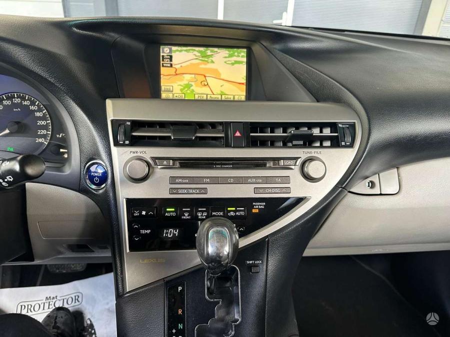 Zils Lexus RX 450h 2010 Viļņa, ar dzinēja tilpumu 3.46 L un nobraukumu 176 tūkst. km par 13800 €, foto 29 vietnē AUTOMOTO.COM.LV