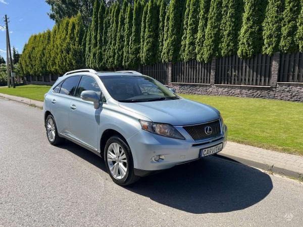 Zils Lexus RX 450h 2010 Viļņa, ar dzinēja tilpumu 3.50 L un nobraukumu 312 tūkst. km par 8500 €, foto 3 vietnē AUTOMOTO.COM.LV