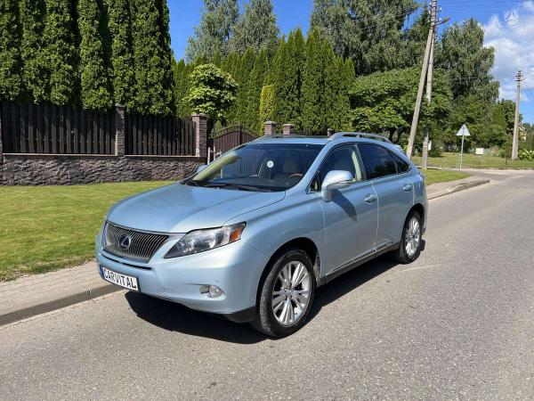 Zils Lexus RX 450h 2010 Viļņa, ar dzinēja tilpumu 3.50 L un nobraukumu 312 tūkst. km par 8500 €, foto 6 vietnē AUTOMOTO.COM.LV