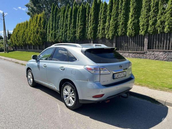 Blue Lexus RX 450h 2010 in Vilnius, with an engine capacity of 0.00 L and mileage of 312 thousand km for 8499 €, photo 4 on AUTOMOTO.COM.LV