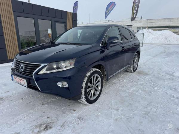 Zils Lexus RX 450h 2013 Panevēža, ar dzinēja tilpumu 3.50 L un nobraukumu 203 tūkst. km par 14700 €, foto 1 vietnē AUTOMOTO.COM.LV