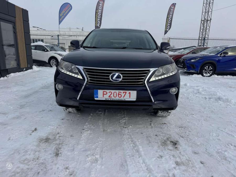 Blue Lexus RX 450h 2013 in Panevezys, with an engine capacity of 3.50 L and mileage of 203 thousand km for 14700 €, photo 3 on AUTOMOTO.COM.LV