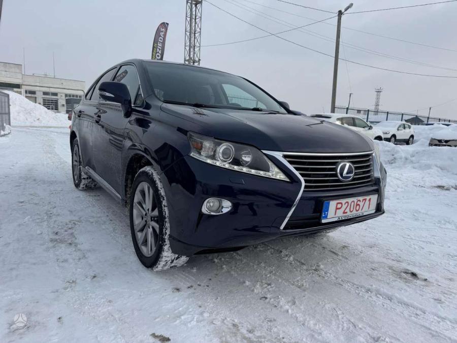 Blue Lexus RX 450h 2013 in Panevezys, with an engine capacity of 3.50 L and mileage of 203 thousand km for 14700 €, photo 4 on AUTOMOTO.COM.LV