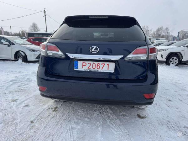 Zils Lexus RX 450h 2013 Panevēža, ar dzinēja tilpumu 3.50 L un nobraukumu 203 tūkst. km par 14700 €, foto 8 vietnē AUTOMOTO.COM.LV