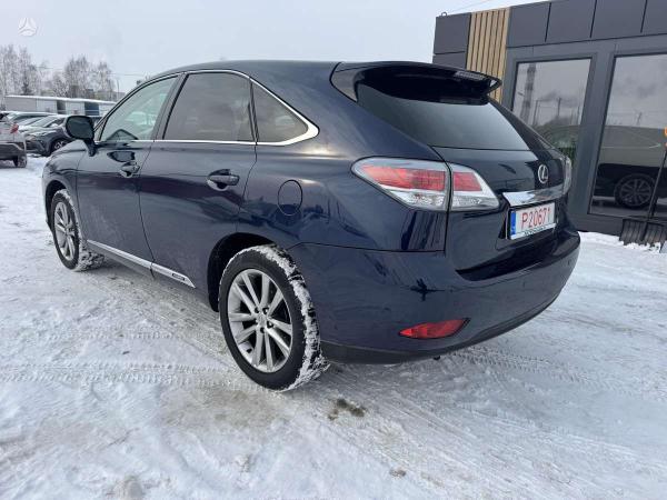 Zils Lexus RX 450h 2013 Panevēža, ar dzinēja tilpumu 3.50 L un nobraukumu 203 tūkst. km par 14700 €, foto 9 vietnē AUTOMOTO.COM.LV