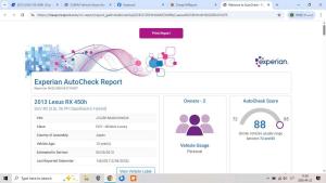 Синий Лексус RX 450h 2013 в Клайпеда, объемом двигателя 3.46 л и пробегом 249 тыс. км за 12000 €, фото 15 на AUTOMOTO.COM.LV