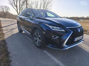 Blue Lexus RX 450h 2016 in Vilnius, with an engine capacity of 3.50 L and mileage of 318 thousand km for 24500 €, photo 2 on AUTOMOTO.COM.LV
